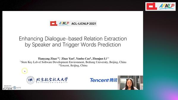 Underline | Enhancing Dialogue-based Relation Extraction by Speaker and Trigger Words Prediction