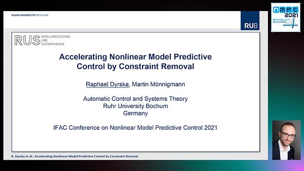 Accelerating Nonlinear Model Predictive Control by Constraint Removal | Underline