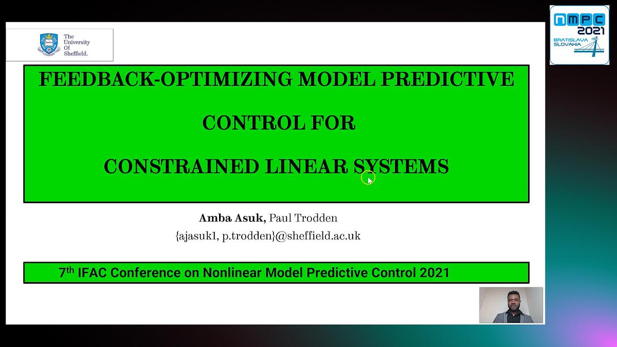 Underline | Feedback-Optimizing Model Predictive Control for Constrained Linear Systems