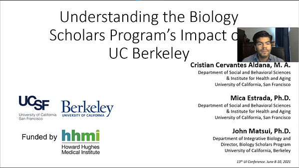 Underline | Understanding the Biology Scholars Program's Impact on UC ...