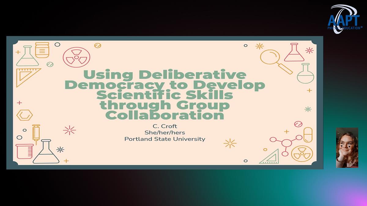 Underline | Using Deliberative Democracy to Develop Scientific Skills ...