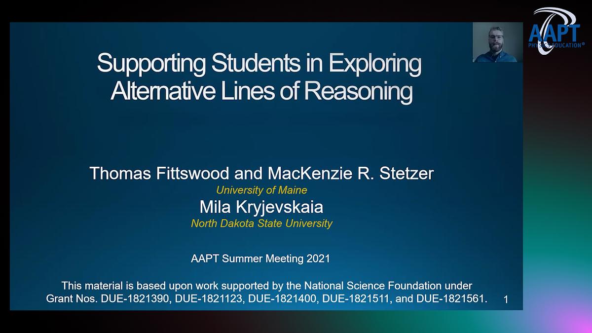 Underline | Supporting Students in Exploring Alternative Lines of Reasoning