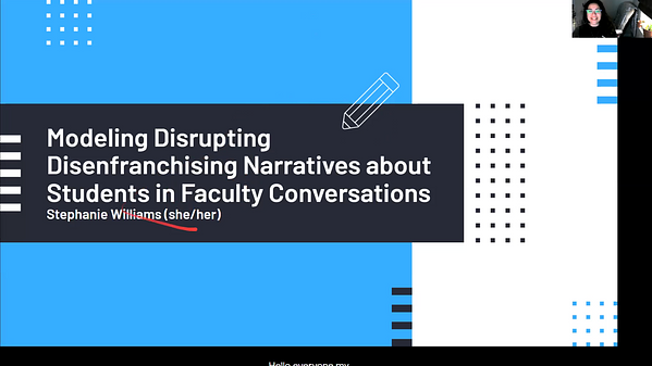 Modeling Disrupting Disenfranchising Narratives about Students in ...