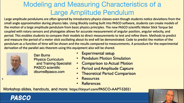 Modeling and Measuring Characteristics of a Large Amplitude Physical ...