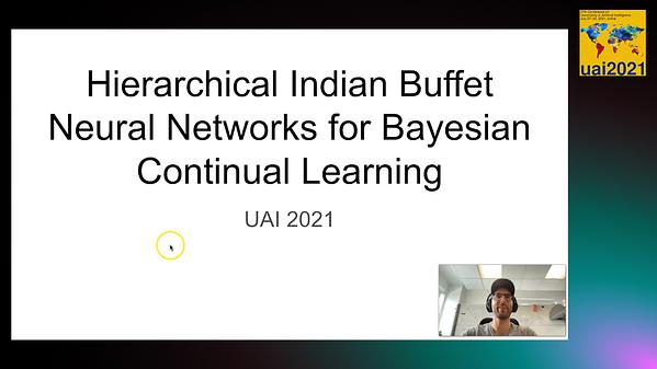 Underline | Hierarchical Indian Buffet Neural Networks for Bayesian Continual Learning