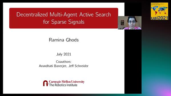Underline | Decentralized Multi-Agent Active Search for Sparse Signals Underline | Decentralized Multi-Agent Active Search for Sparse Signals