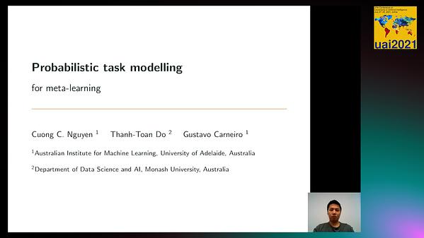 Underline | Probabilistic task modelling for meta-learning