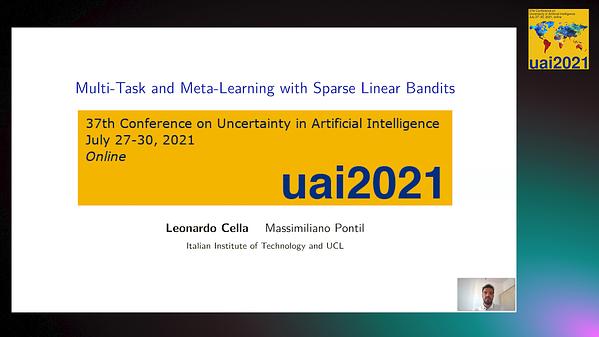 Multi-Task and Meta-Learning with Sparse Linear Bandits | Underline