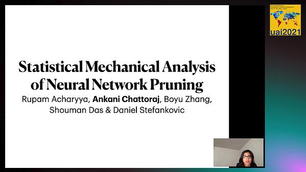 Underline | Statistical Mechanical Analysis of Neural Network Pruning