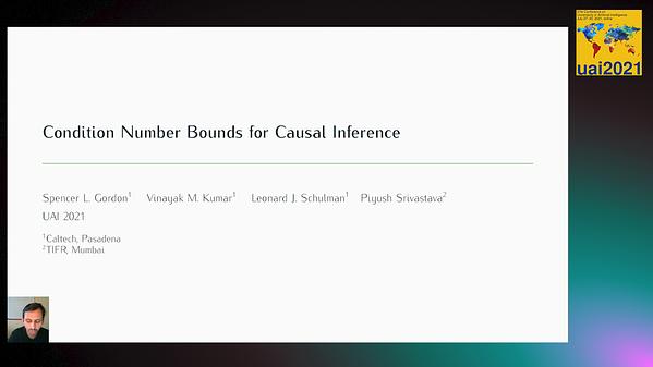 Underline | Condition Number Bounds for Causal Inference