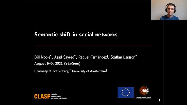 Underline | Semantic shift in social networks