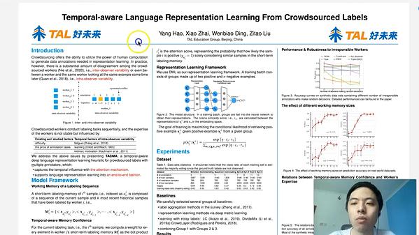 Underline | Temporal-aware Language Representation Learning From Crowdsourced Labels