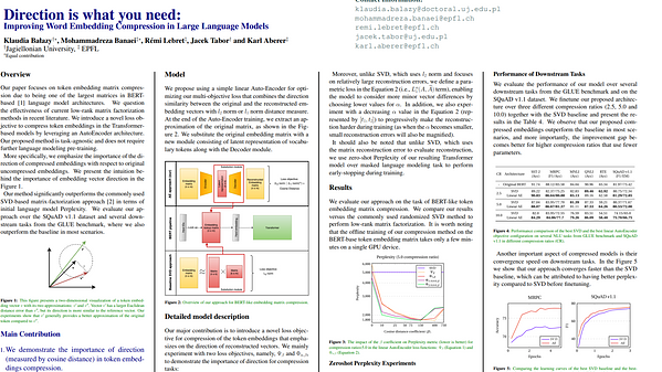 Underline | Direction is what you need: Improving Word Embedding Compression in Large Language ...