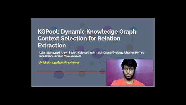 Underline | KGPool: Dynamic Knowledge Graph Context Selection for Relation Extraction