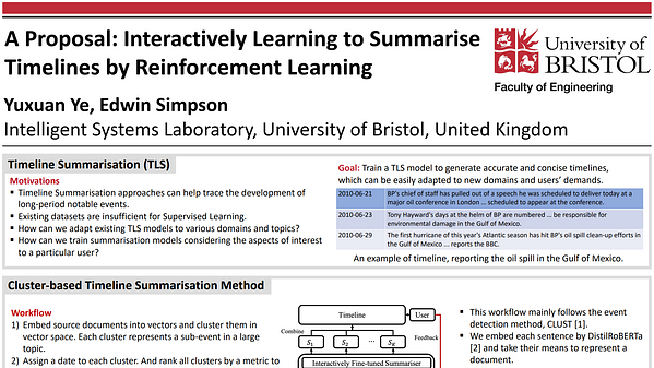 Underline | A Proposal: Interactively Learning to Summarise Timelines ...