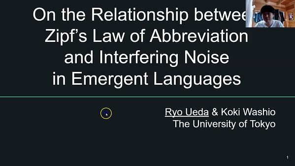 On the Relationship between Zipf's Law of Abbreviation and Interfering ...