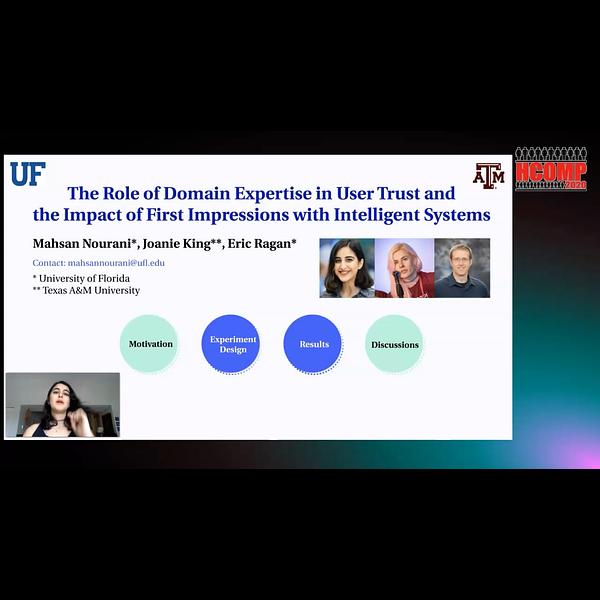 The Role of Domain Expertise in User Trust and the Impact of First ...