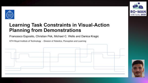 Underline | Learning Task Constraints in Visual-Action Planning from Demonstrations