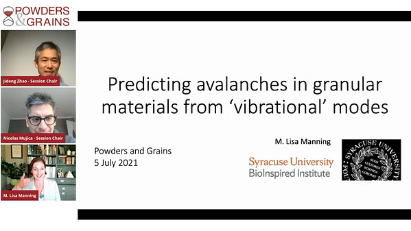 Underline | Predicting avalanches in granular materials from ... Underline | Predicting avalanches in granular materials from ...