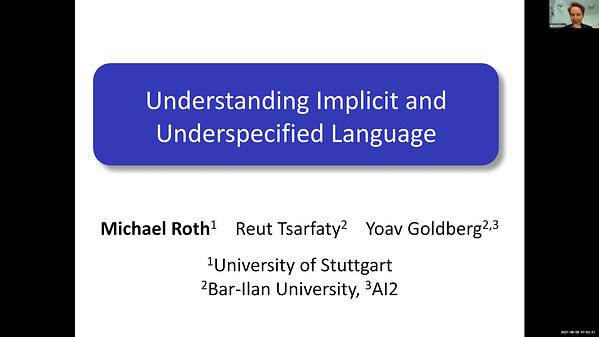Understanding Implicit and Underspecified Language | Underline