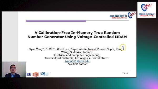 A Calibration-Free In-Memory True Random Number Generator Using Voltage ...