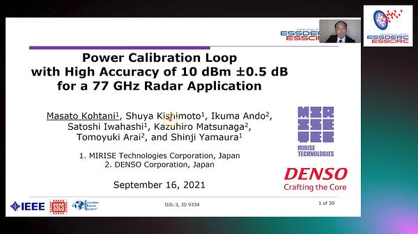 Underline | Power Calibration Loop with High Accuracy of 10 dBm ±0.5 dB ...