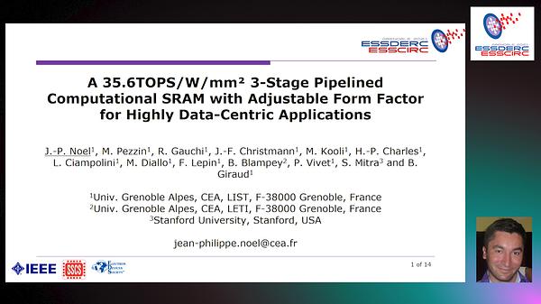 Underline | A 35.6 TOPS/W/mm2 3-Stage Pipelined Computational SRAM with ... Underline | A 35.6 TOPS/W/mm2 3-Stage Pipelined Computational SRAM with ...