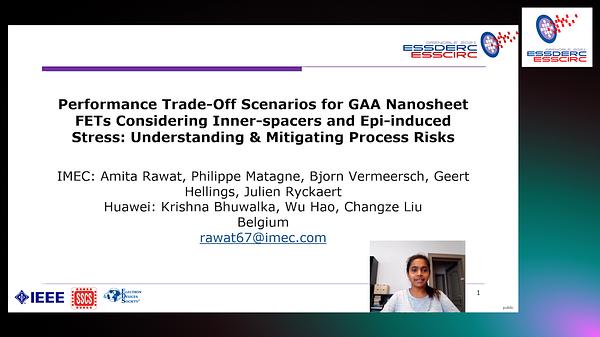 Performance Trade-Off Scenarios for GAA Nanosheet FETs Considering ...