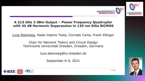 Underline | A 213 GHz 2 dBm Output-Power Frequency Quadrupler with 45 dB Harmonic Suppression in ...