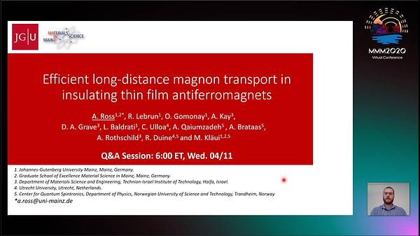 Efficient Magnon Transport in Insulating Antiferromagnets Governed by ...