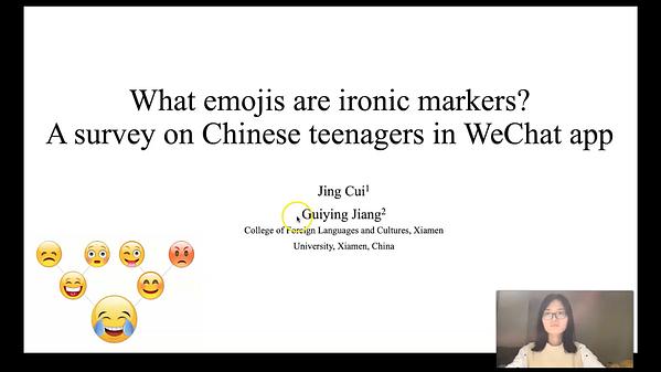 What emojis are ironic markers? A survey on Chinese teenagers in WeChat ...