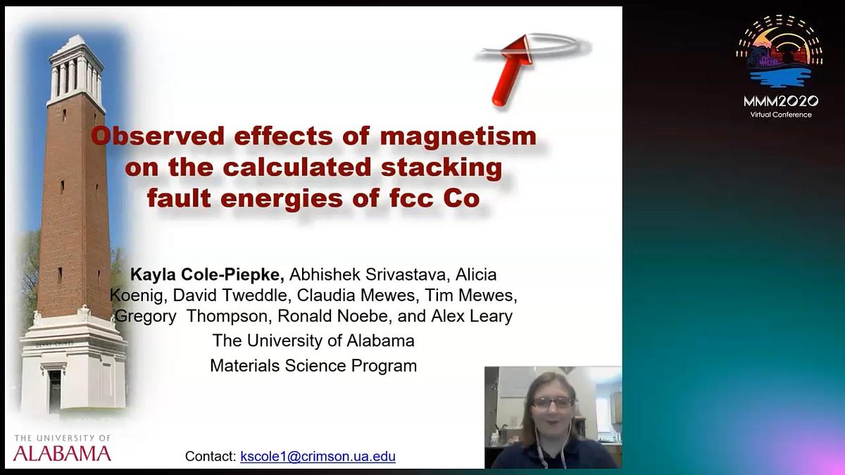 Underline | Observed Effects of Magnetism on the Calculated Stacking ...