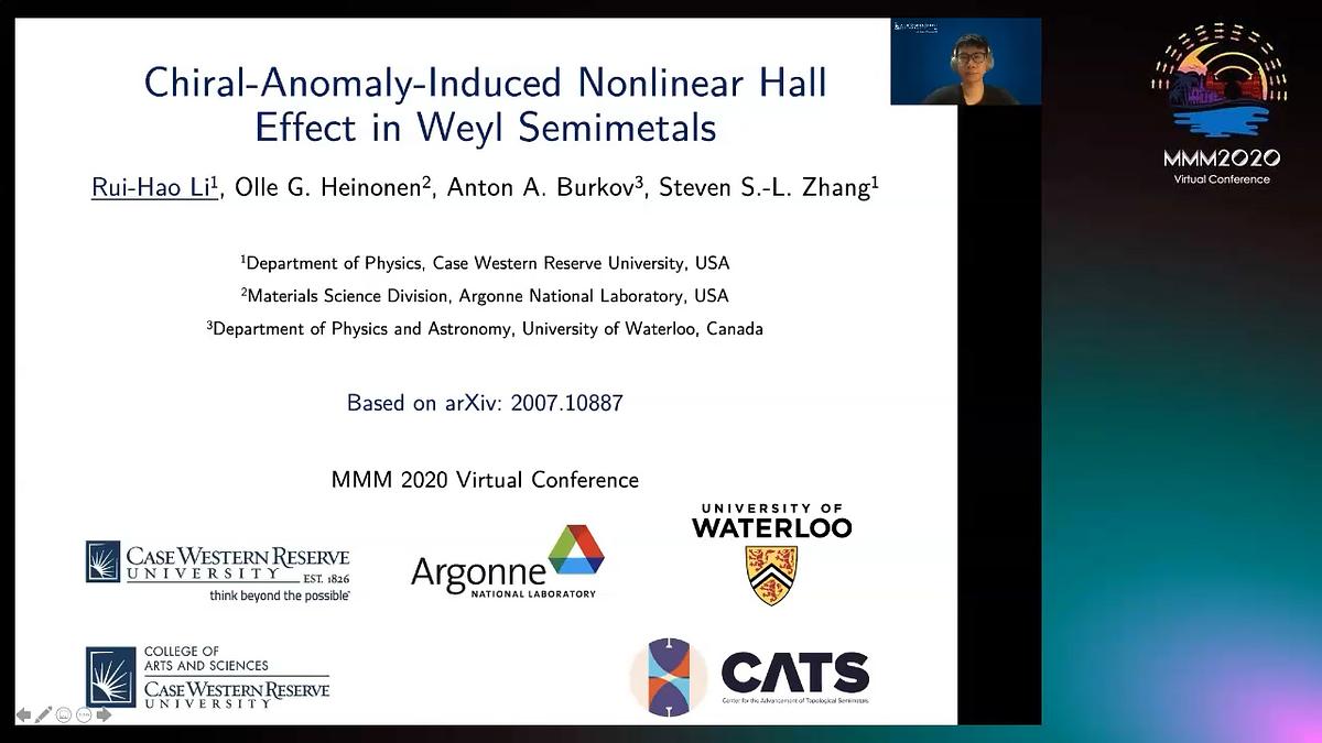 Underline | Chiral-Anomaly-Induced Nonlinear Hall Effect in Tilted Weyl ...