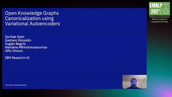 Underline | Open Knowledge Graphs Canonicalization using Variational Autoencoders