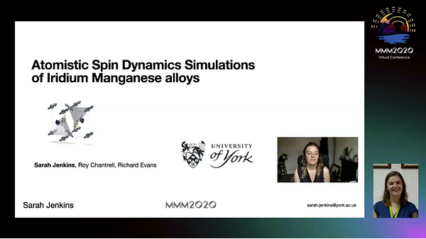 Underline | Atomistic spin dynamics simulations of Iridium Manganese Alloys