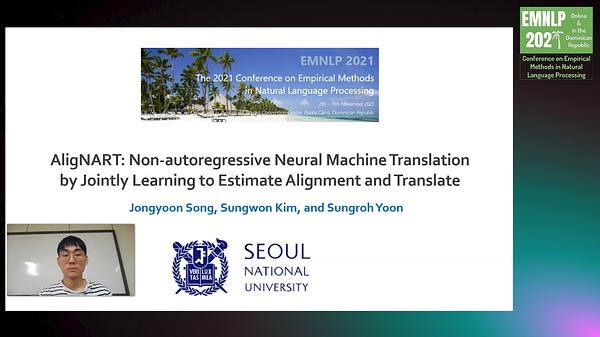 Underline | AligNART: Non-autoregressive Neural Machine Translation by ...