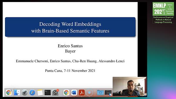 Underline | Decoding Word Embeddings with Brain-Based Semantic Features