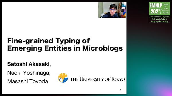 Underline | Fine-grained Typing of Emerging Entities in Microblogs