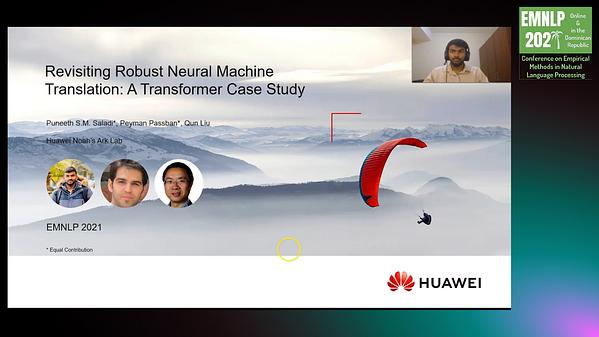 Underline | Revisiting Robust Neural Machine Translation: A Transformer Case Study