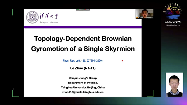 Underline | Topology-Dependent Brownian Gyromotion of a Single Skyrmion Underline | Topology-Dependent Brownian Gyromotion of a Single Skyrmion