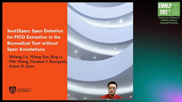 Underline Sent2span Span Detection For Pico Extraction In The Biomedical Text Without Span