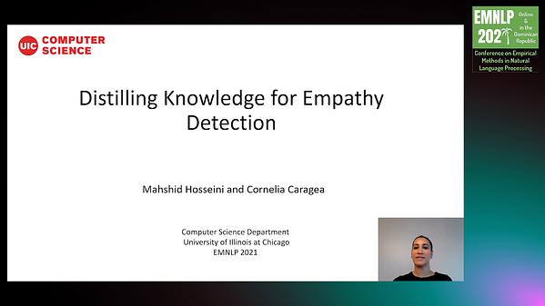 Underline | Distilling Knowledge for Empathy Detection