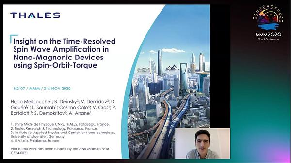 Underline | Insight on the Time-Resolved Spin Wave Amplification in ...