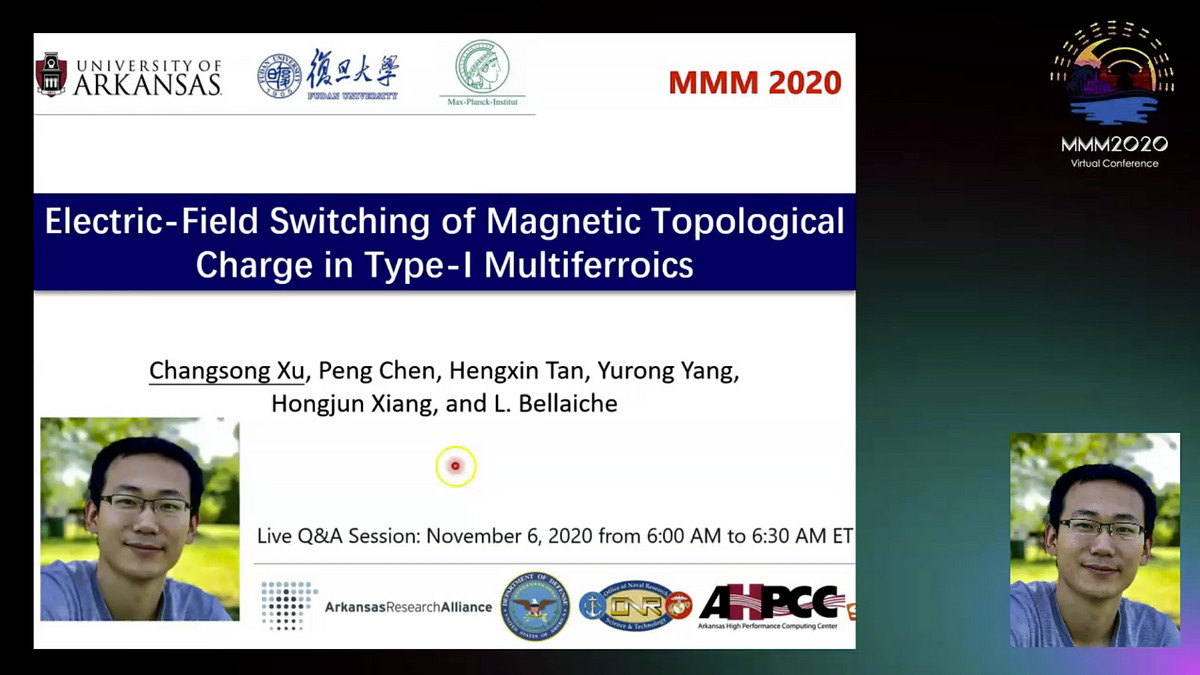 Underline | Electric-Field Switching of Magnetic Topological Charge in Type-I Multiferroics