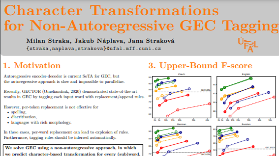 Character Transformations for Non-Autoregressive GEC Tagging | Underline