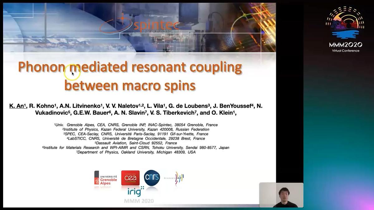 Underline | Resonant Coupling between Magnetic Layers by Acoustic Phonons