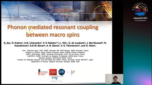 Underline | Resonant Coupling between Magnetic Layers by Acoustic Phonons