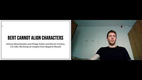 Underline | BERT Cannot Align Characters