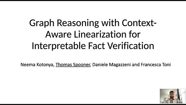 Underline | Graph Reasoning with Context-Aware Linearizations for Fact ...