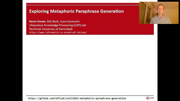 Underline | Exploring Metaphoric Paraphrase Generation